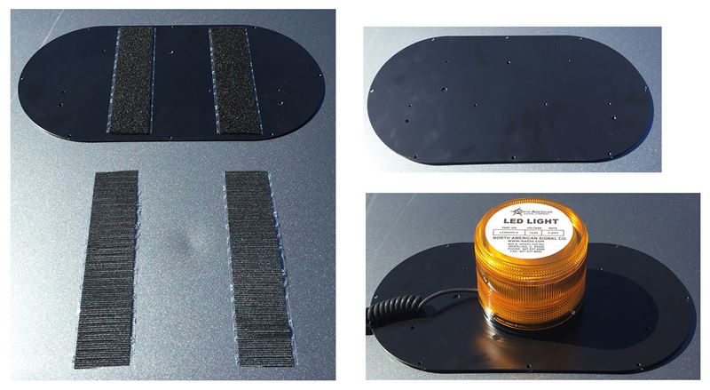 Item # MMB-88+VEL, Vehicle Mounting Hardware On North American Signal Co.